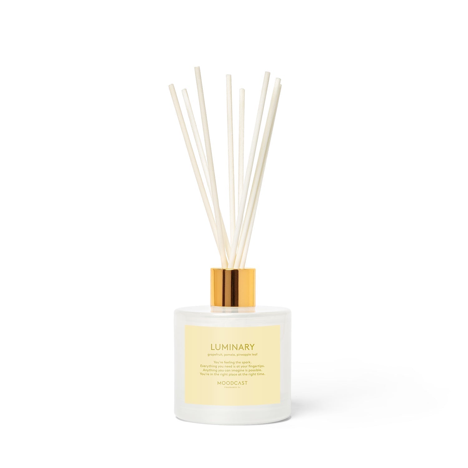 Luminary | White & Gold Diffuser – Moodcast Fragrance Co.